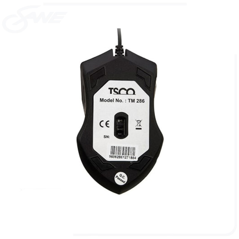 ماوس 6 کلید باسیم تسکو مدل TM-286 USB - فروشگاه اینترنتی مایان